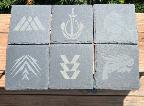 Destiny 2 Coaster 6 Pack | Tomcat's Laser Creat