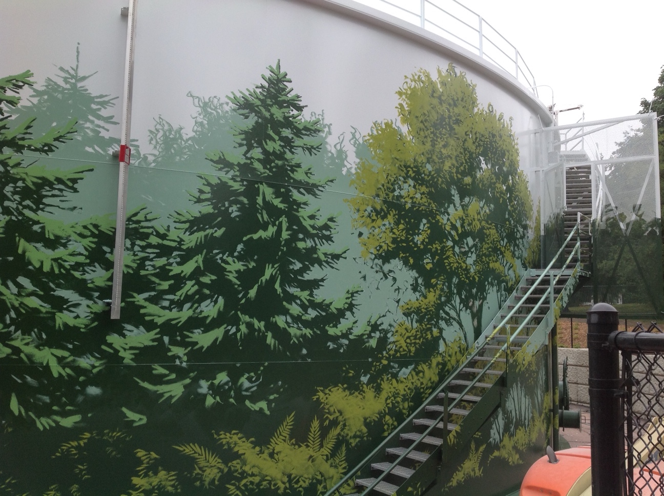 water tank murals