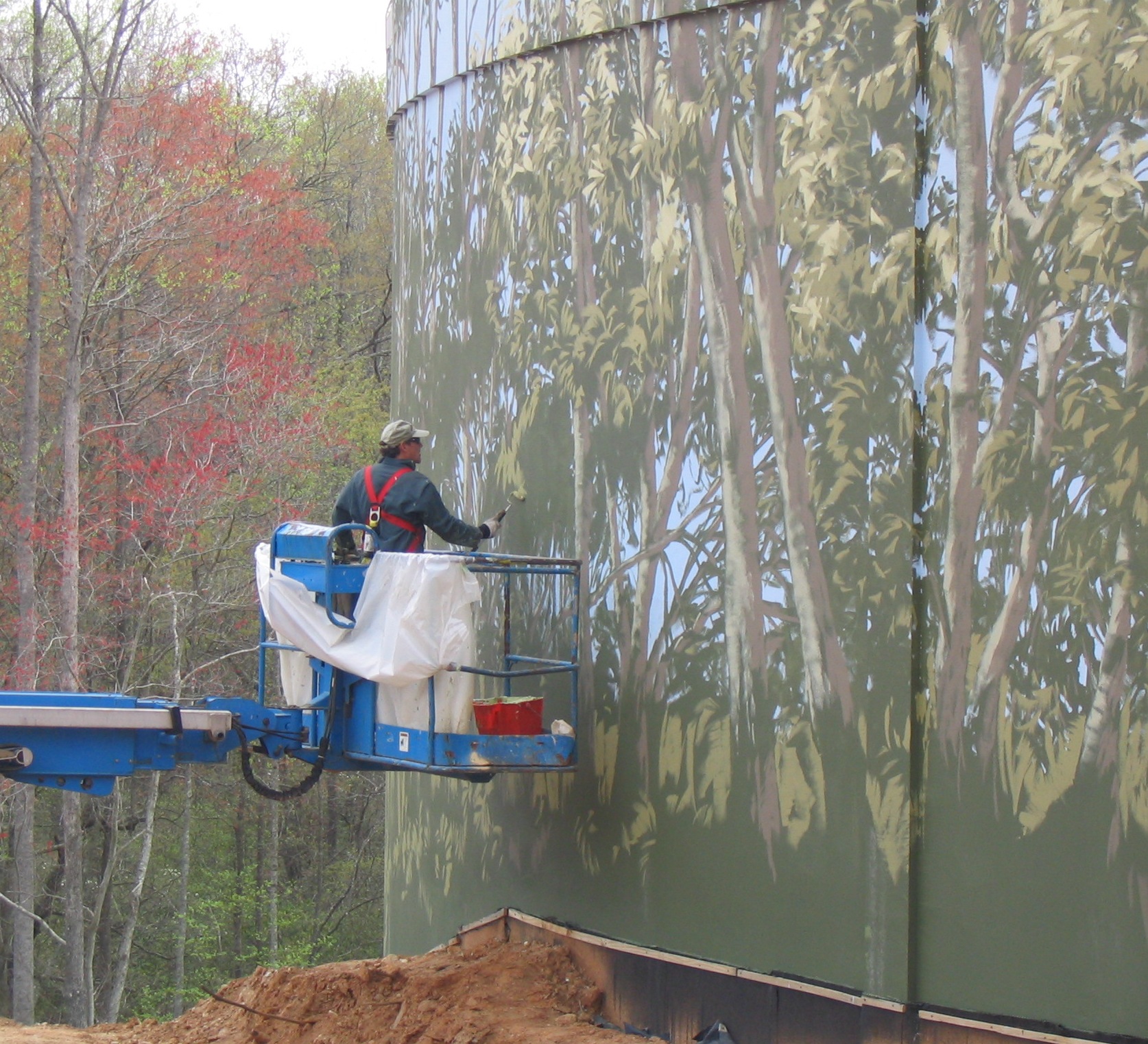 water tank murals