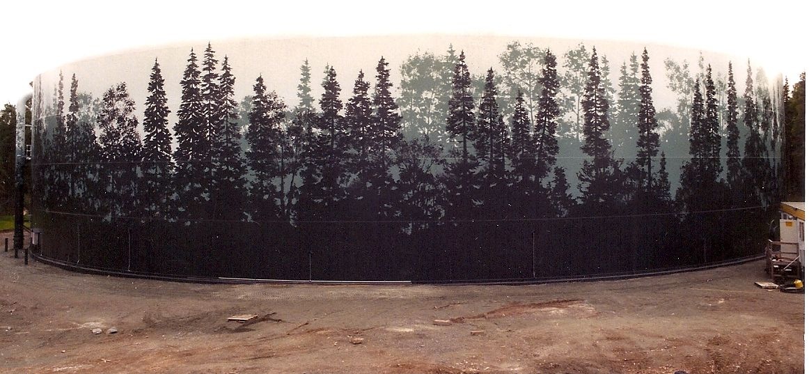 water tank murals