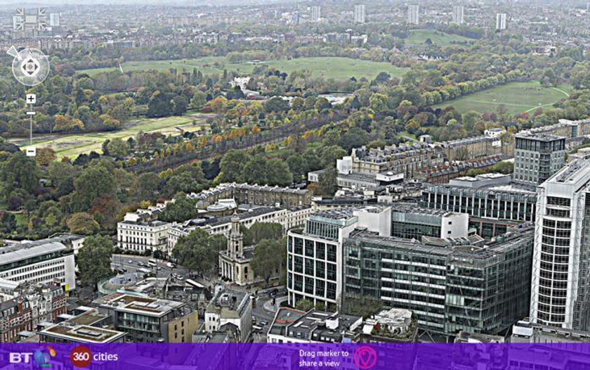 Take a Virtual Tour of London Using 360 Cities' Panorama