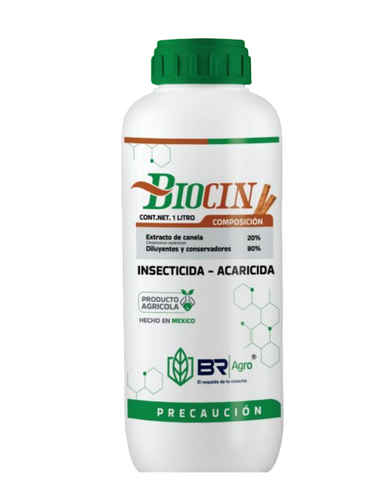 BIOCIN Insecticida/Acaricida - Botella de 1 Litro | AGRO A&B