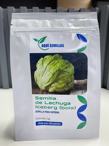 Lechuga Iceberg (bola) - Sobre de 25 Millares | AGRO A&B