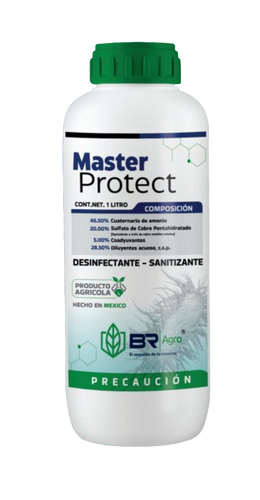MASTER PROTECT Desinfectante/Sanitizante - Botella de 1 Litro | AGRO A&B