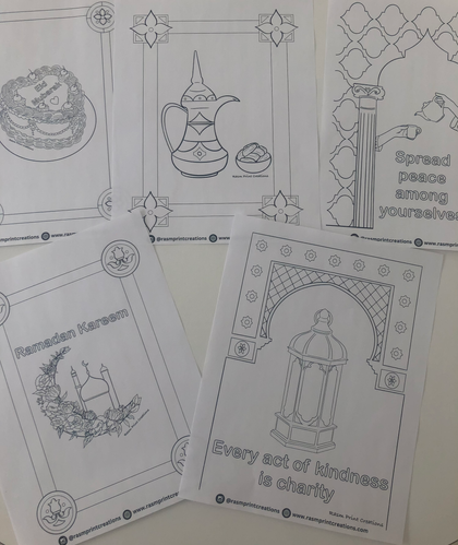 Ramadan Colouring Pages Bundle | RASM