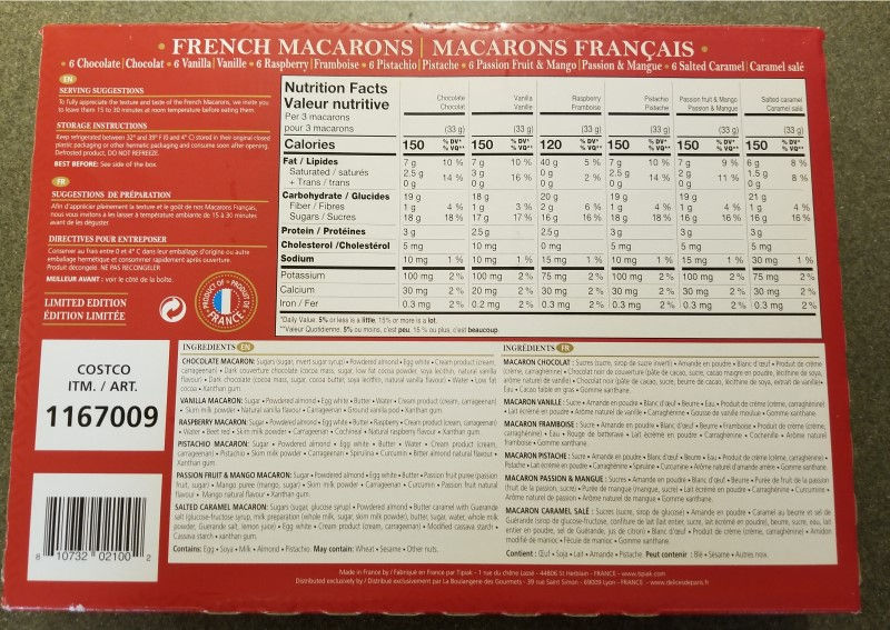 Costco Tipiak French Macarons Review