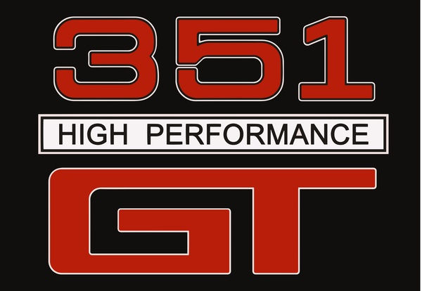 Ford GT 351 High Performance PVC Sign | Echoes of the Past