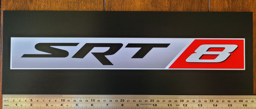 Garage Sign - Dodge SRT 8 - 16.5" Width - PVC | Echoes of the Past