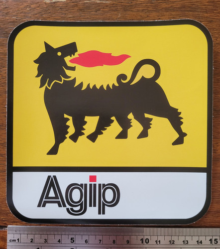 Car Sticker - Agip - Set of 2 - 150mm Length - Graphic Accuracy ...