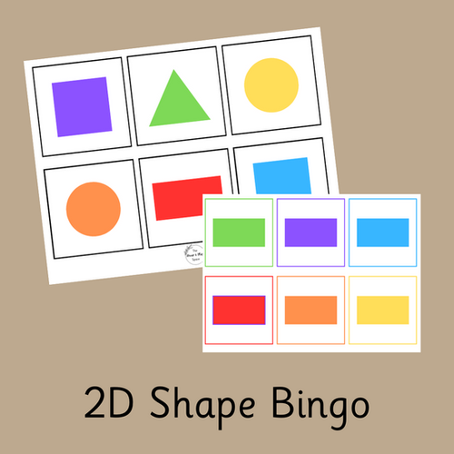 Basic 2D Shape - Early Years Maths Bingo Game | PRINTABLE | TheKnow ...