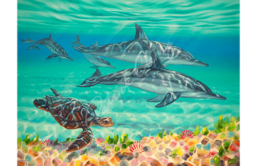 Dolphin Mosaic | Patrick Ching