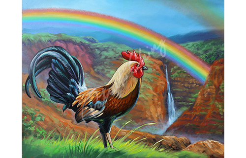 Rooster Rainbow | Patrick Ching