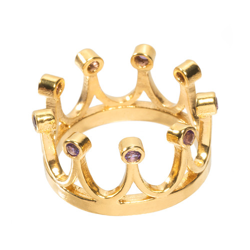 "QUEEN" CROWN RING | makhaladesigns