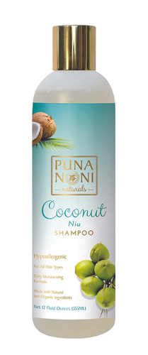Puna Noni Shampoo - Coconut - 12oz bottle | Puna Noni Naturals