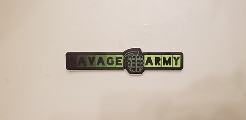 Savage Army Logo Sticker | SAVAGE ACTUAL