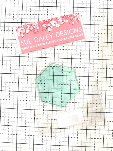 Sue Daley 1" Acrylic Hexie Template | Seams Sew Me