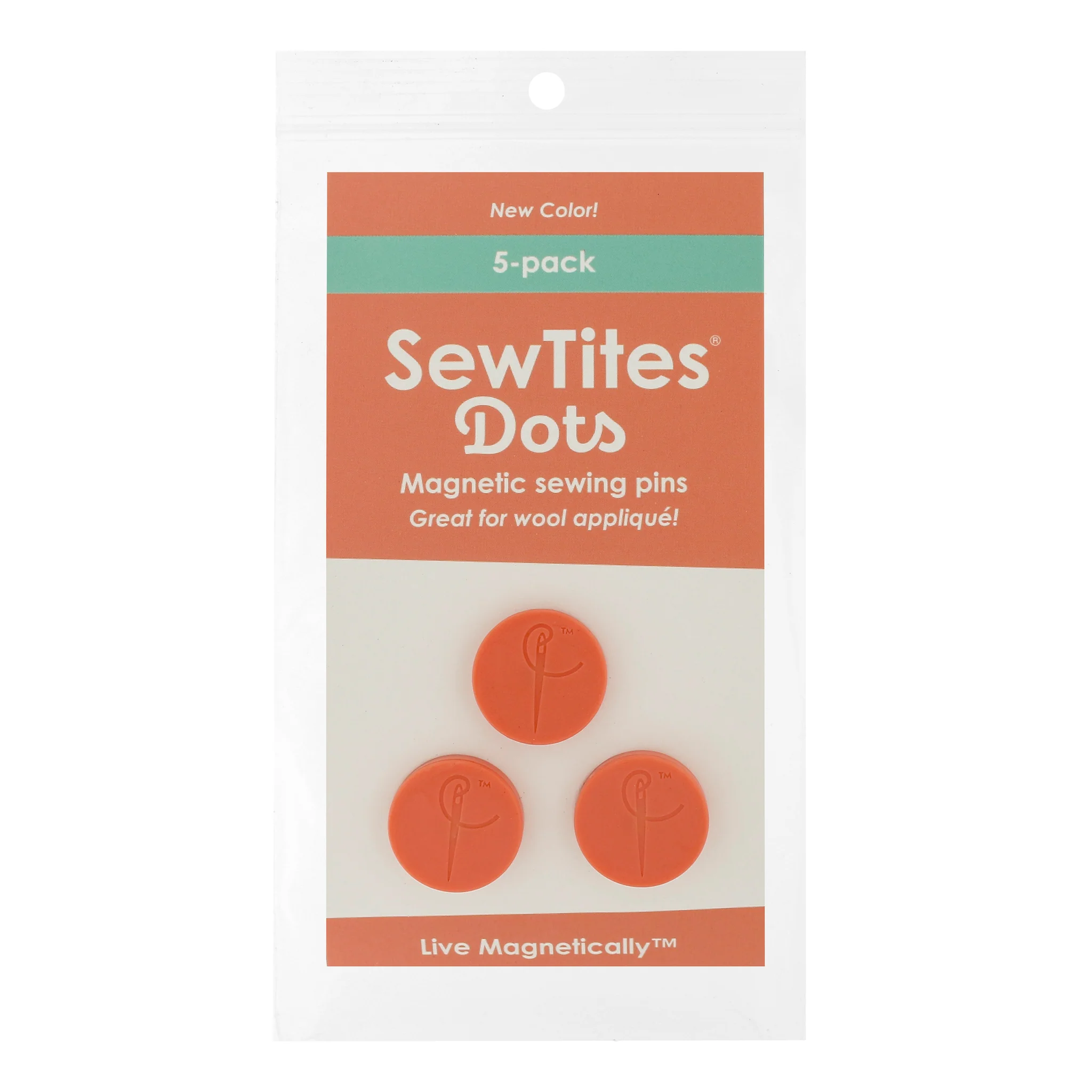 SewTites Dots/Magnets for English Paper Piecing/Hand Sewing- 5 Pack ...