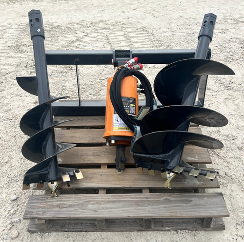 Wolverine Quick Attach Auger with 12″ & 18″ Hex Bits | S&S Equipment Sales