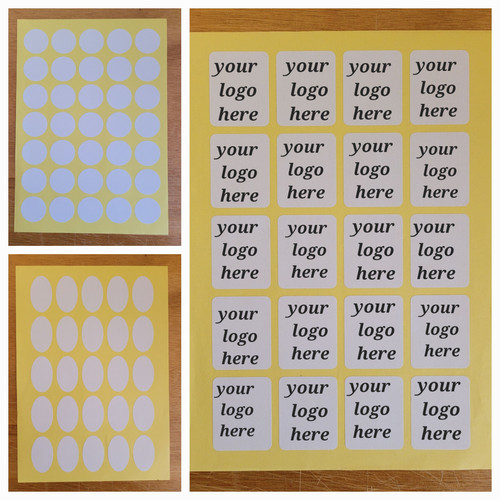 Custom Printed A4 Label Sheets 25 sheets any size | Digi Di Cut