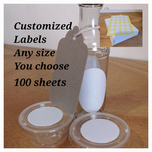Customized A4 Label sheets You Choose THE SHAPE AND SIZE | Digi Di Cut