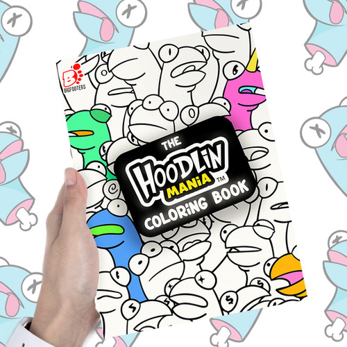 The Hoodlin Mania Coloring Book | bigfootersllc