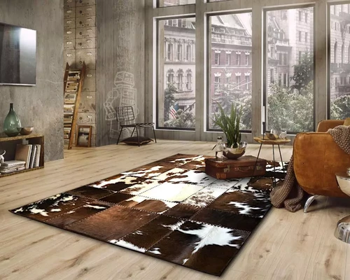 Beautiful Real Cowhide Patchwork Rectangular/Square - All Sizes ...