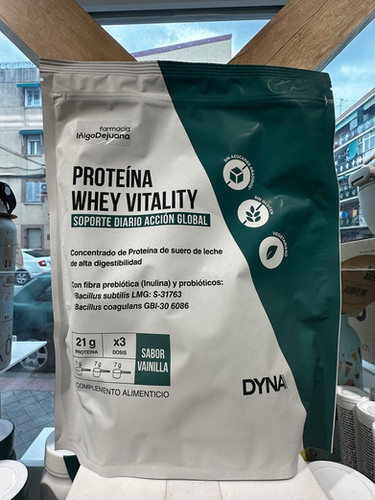 DYNA PROTEINA WHEY VITALITY VAINILLA 500G | farmacia