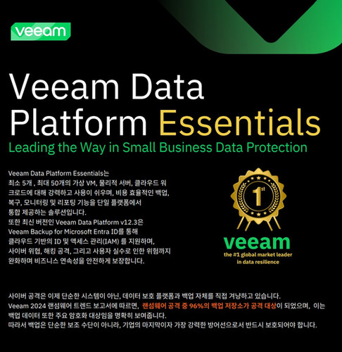 Veeam Data Platform Essentials Perpetual | 우암전자 주식회사