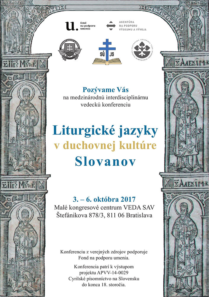 Liturgical Languages in the Spiritual Culture of the Slavs