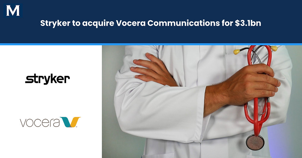Stryker’s $3.09bn Acquisition of Vocera Communications