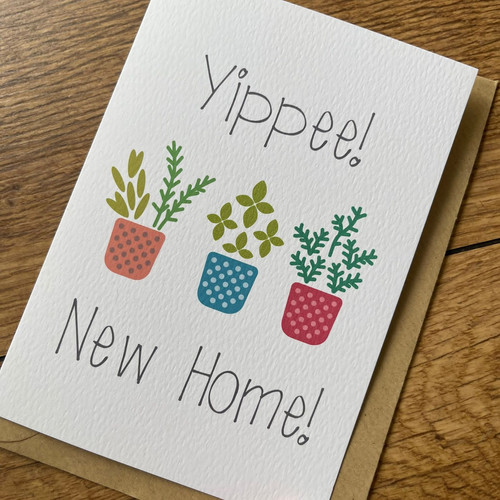 Yippee! New Home! - A6 Card | The Bare Alternative