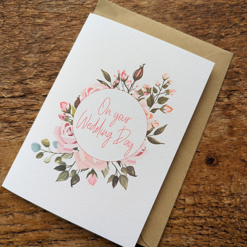 On Your Wedding Day - A6 Card | The Bare Alternative