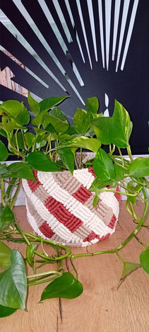 Tuto cache-pot en macramé - débutant | IKI.LINEART