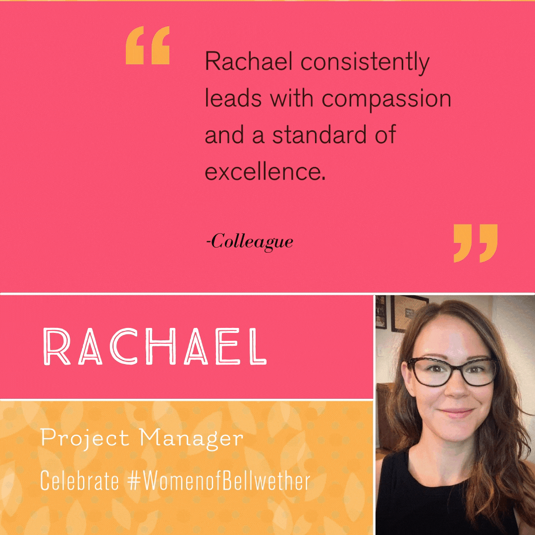 Celebrating Rachael! "She consistently leads with compassion and a ...