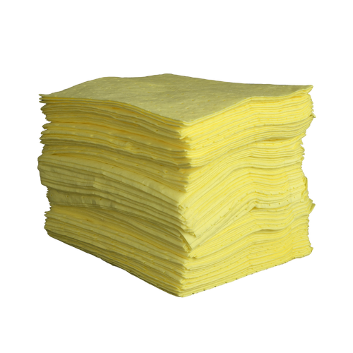 EcoShield HazMat Yellow Pads Heavy Weight, 15"x 18" | Spill HQ