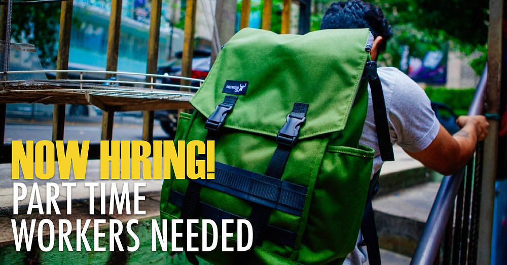 We're hiring part-timers!