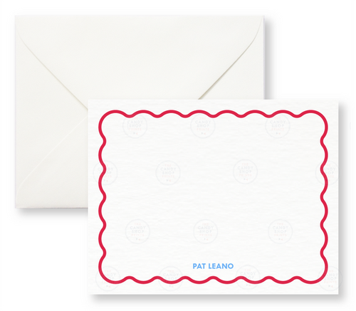 NCC Squiggly Border (Thin) (8 colors) | TheCandyShopPrints
