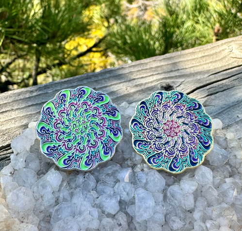 Question Mandala ~ Limited Edition Pins | morgan-mandala