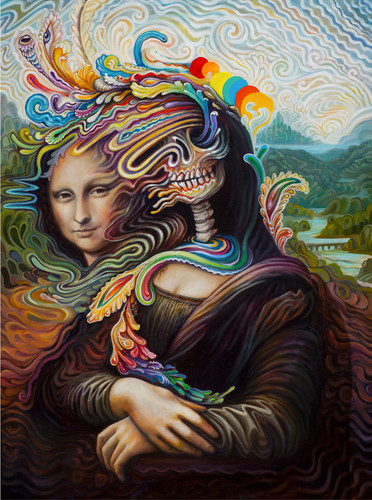 Melty Lisa ~ Paper Print | morgan-mandala