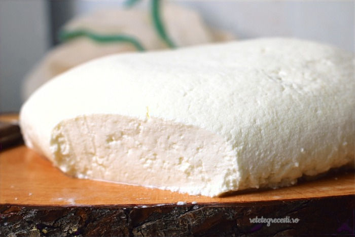 Branza preparata acasa fara cheag reteta video | Retete grecesti