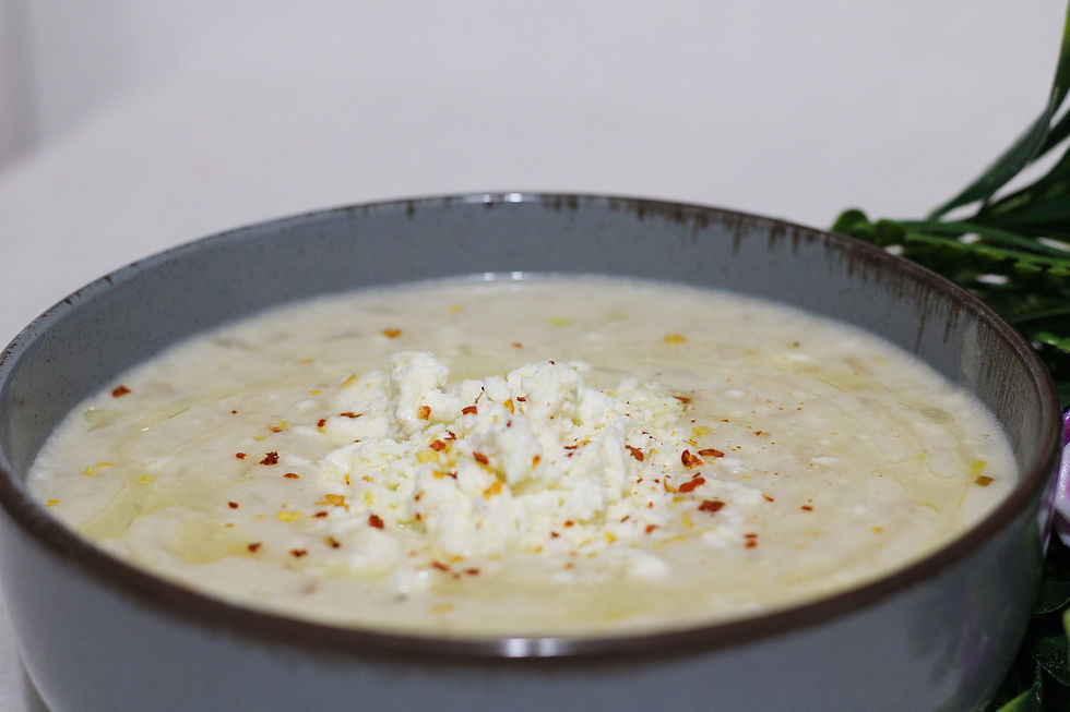 Supa de Trahana (paste grecesti) cu lapte si Feta I Retete Grecesti