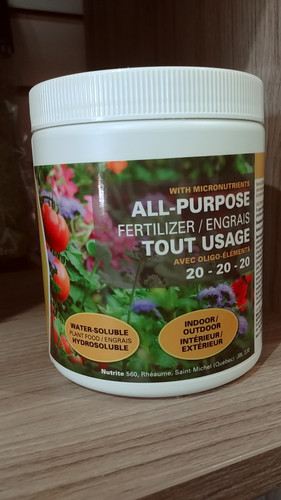 Nutrite All Purpose 20-20-20 500gm | carletonplacenursery