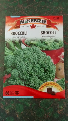 Broccoli Imperial Hybrid - McKenzie Seed | carletonplacenursery