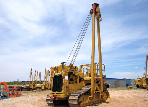 Caterpillar 583R Pipelayer Crawler Winch Side Boom Crane Tractor Diesel ...