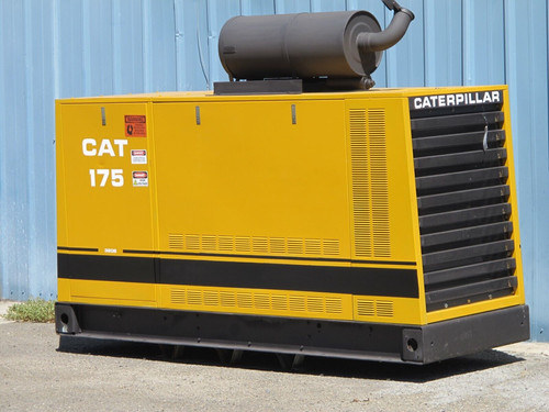 175KW CATERPILLAR GENERATOR 3208T DIESEL 440V AC, 60 Hz, 3 PH | Quarry ...