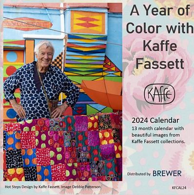 A Year of Color with Kaffe Fassett - 2024 Calendar