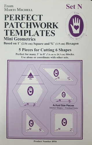 Perfect Patchwork Templates - Mini Geometrics Set N