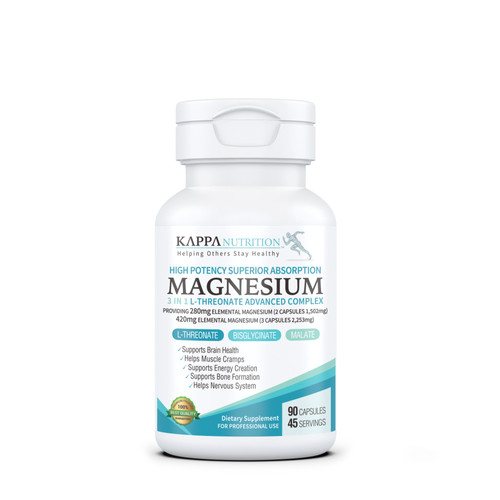 MAGNESIUM L-THREONATE / 3 IN 1 ADVANCED COMPLEX | KAPPA NUTRITION