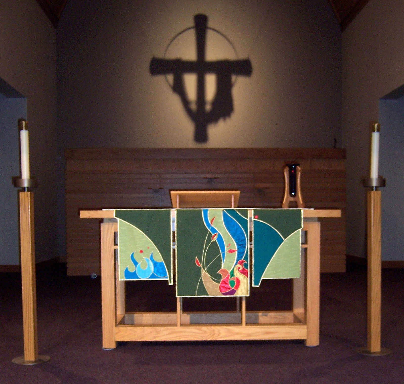 Handmade custom paraments, banners and stoles.