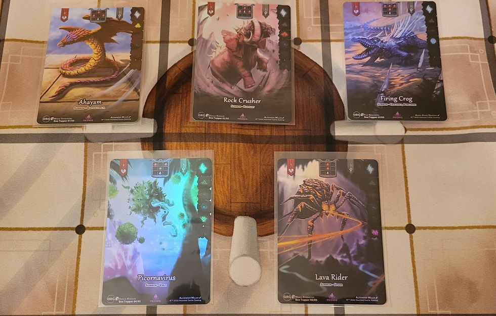 Origins Retail Box Topper Branders - Complete Set | Decks And Draughts